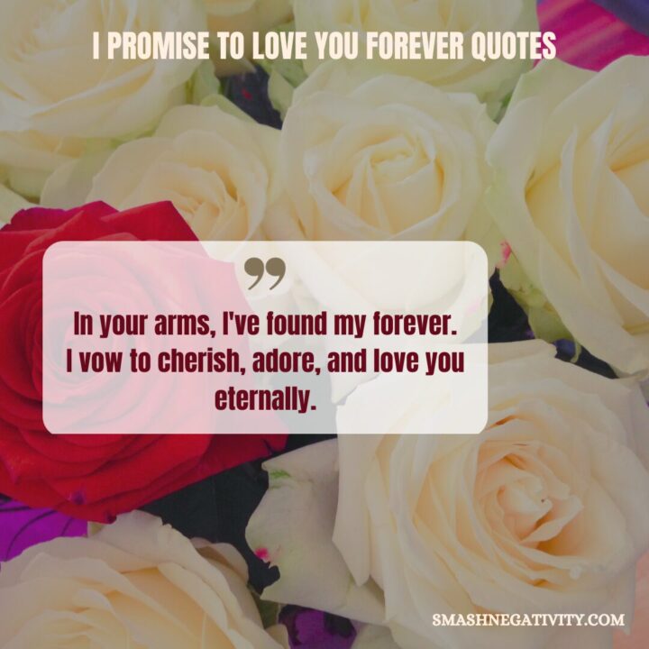55+ I Promise To Love You Forever Quotes | Smash Negativity